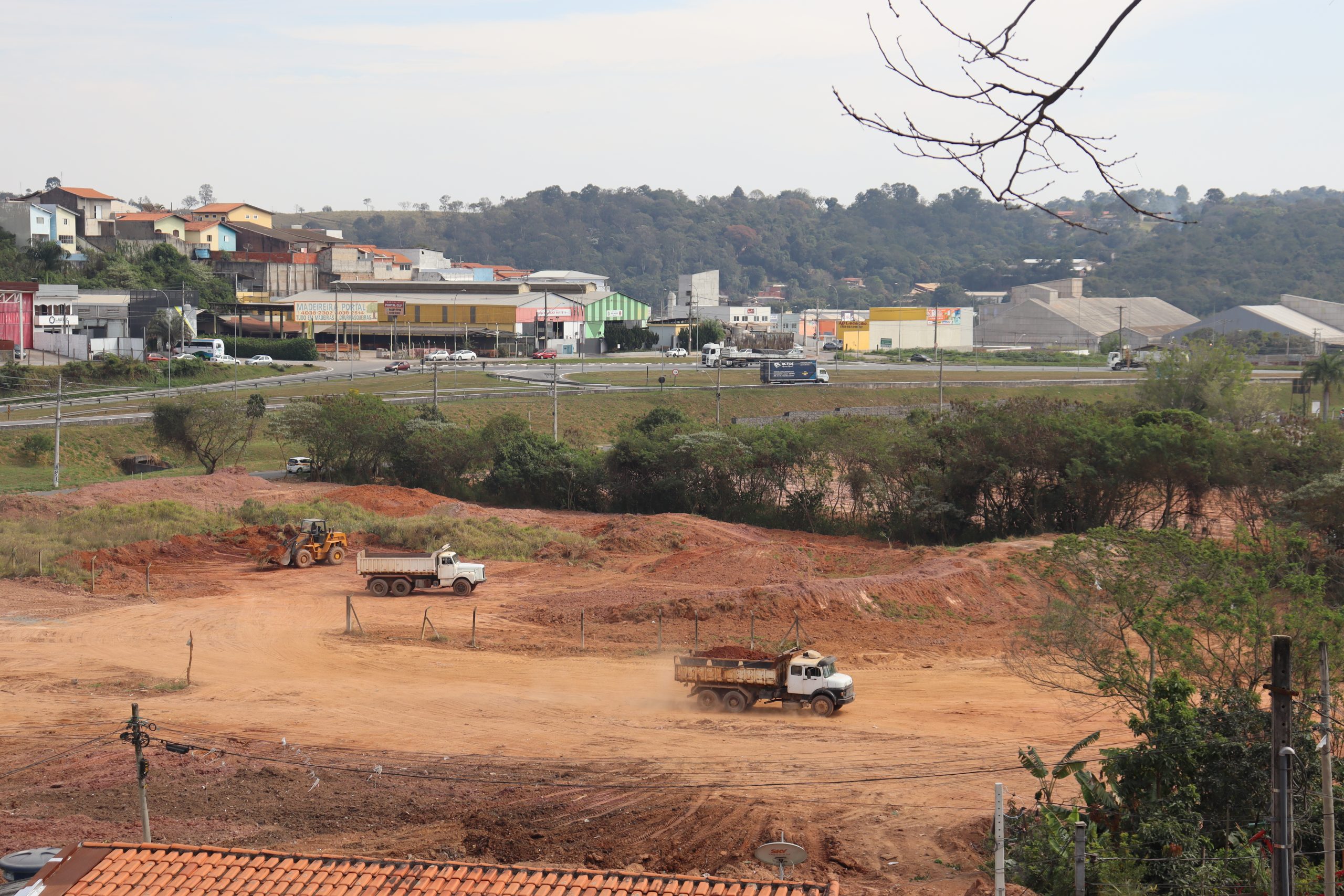 Parque do Lago está em fase de terraplanagem